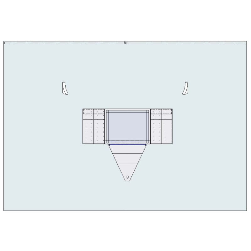 Vertical Isolation Drape | Alleset